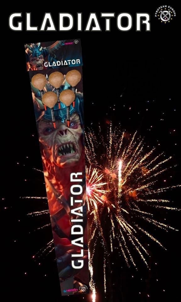 Gladiator ( Alleen Frankrijk) koop je online bij Heron Fireworks